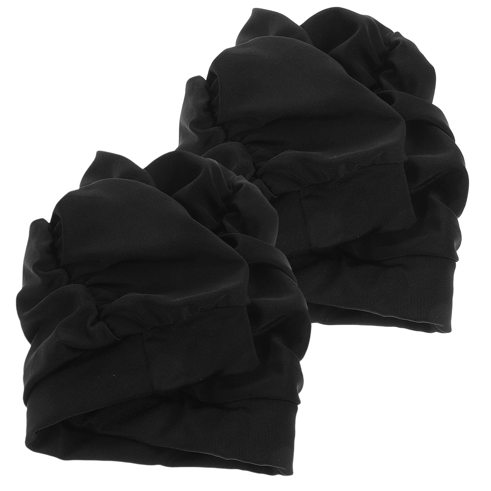 Raindrops 2Set Versatile Nylon Swim Caps For Women Swimming Pools Ear ...