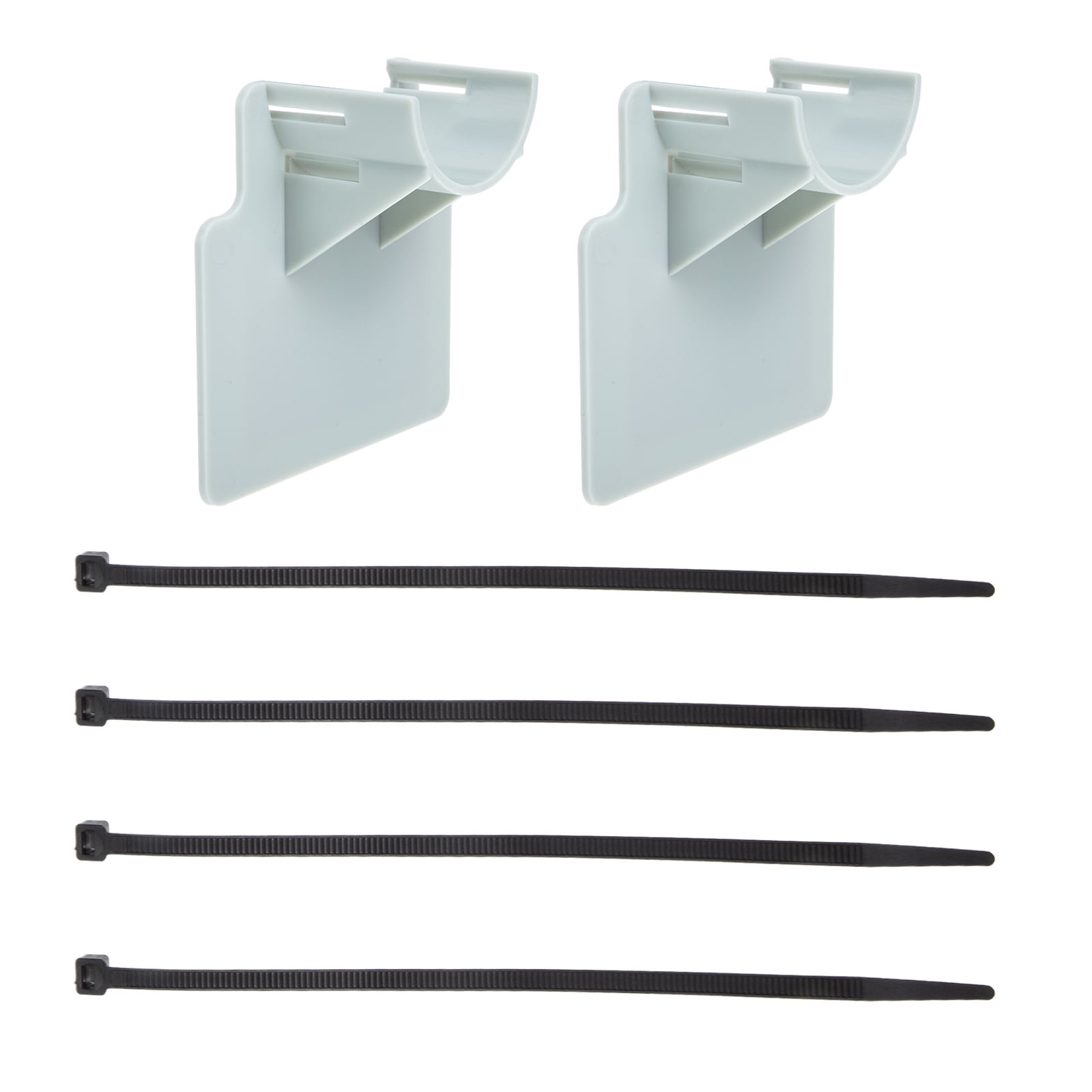 Raindrops 2Sets Grey Hose Support Brackets for Preventing Pipes from ...