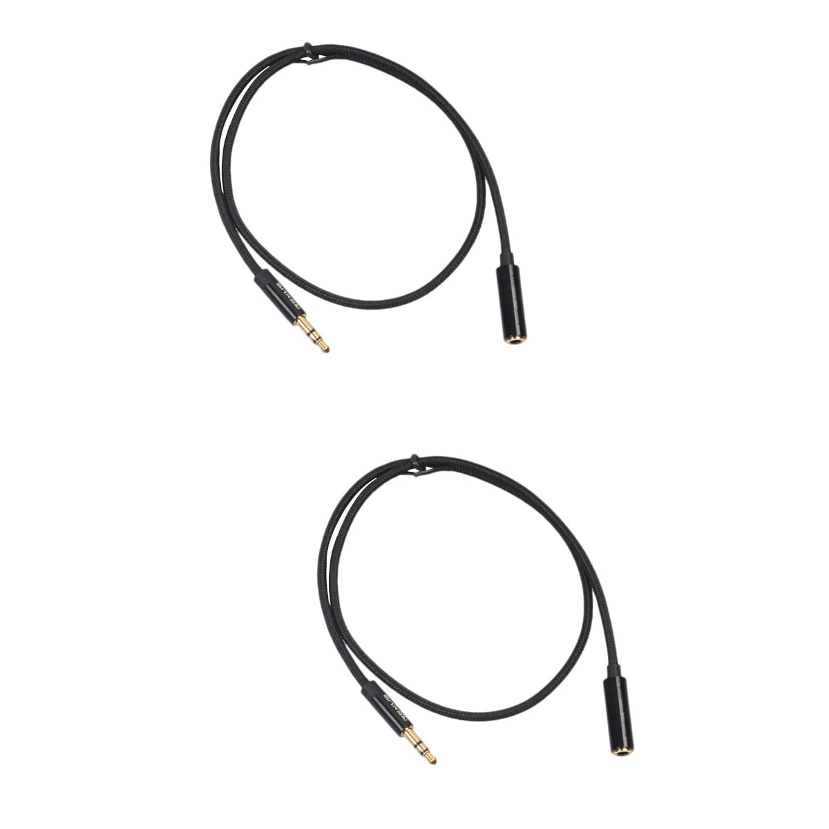 Raindrops 2pcs 3.5mm 0.5 Meter Size Stereo Male-to-female Headphone ...