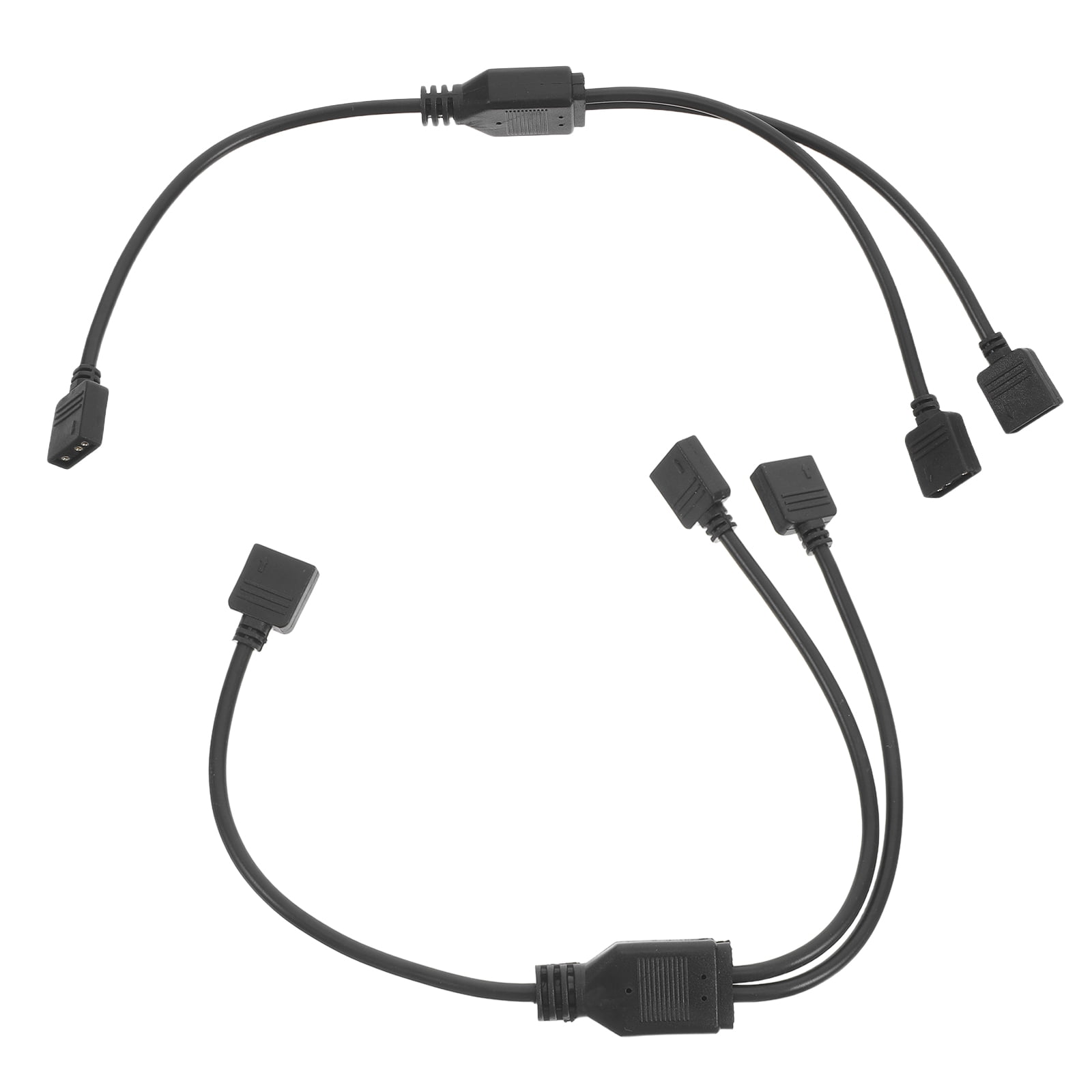 Raindrops 2pcs 5v 3pin Argb 1 To 2 Spliter Cables Addressable Spliter ...