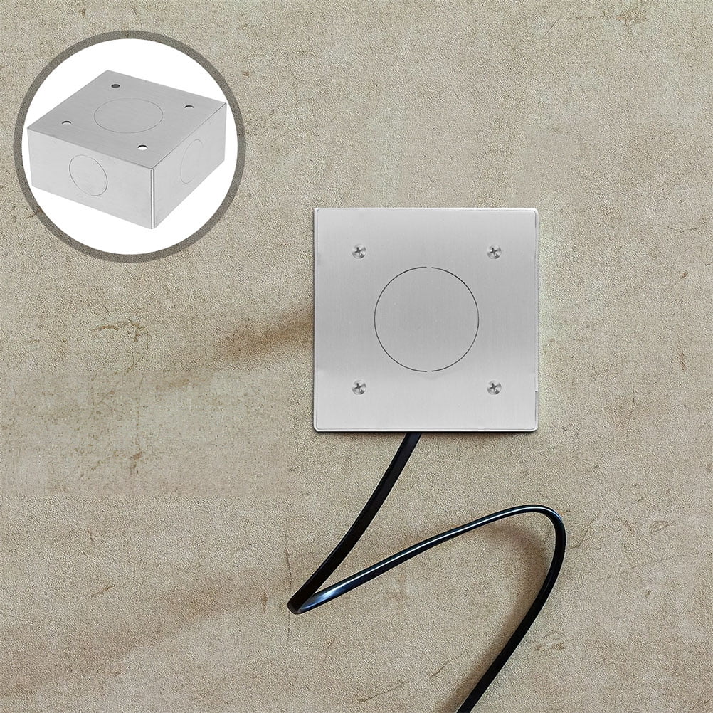 Raindrops 2pcs 86 Type Stainless Steel Electrical Junction Box Surface ...