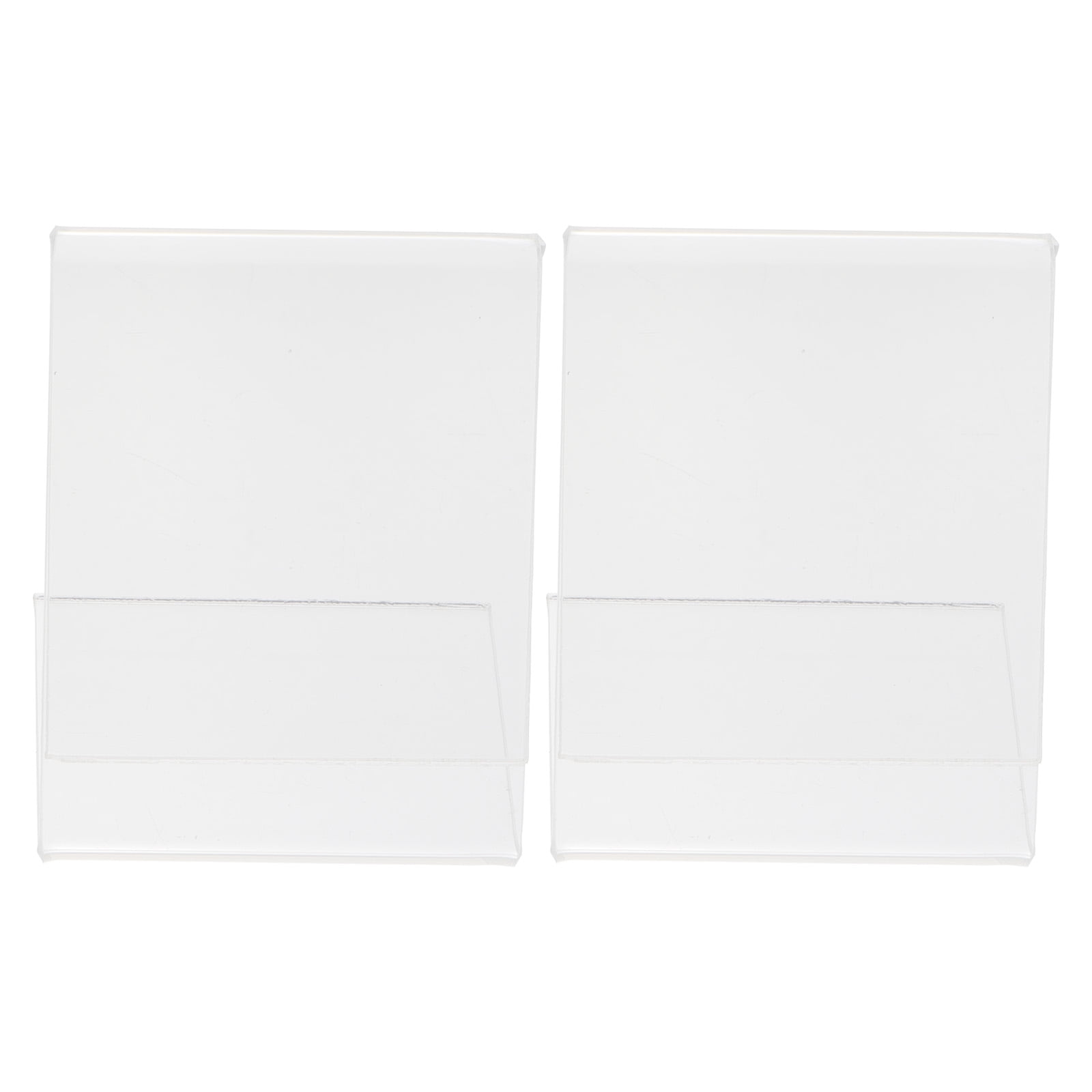 Raindrops 2pcs Acrylic L-Shape Price Tag Stands Clear Display Stand ...