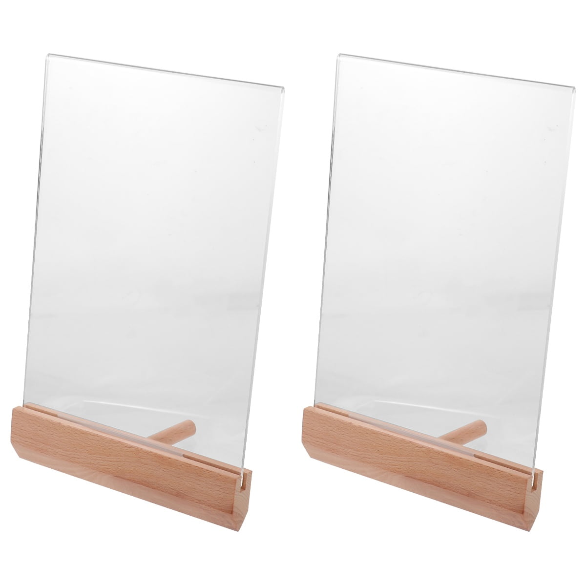 Raindrops 2pcs Acrylic Sign Stand Diploma Display Stand Tabletop ...