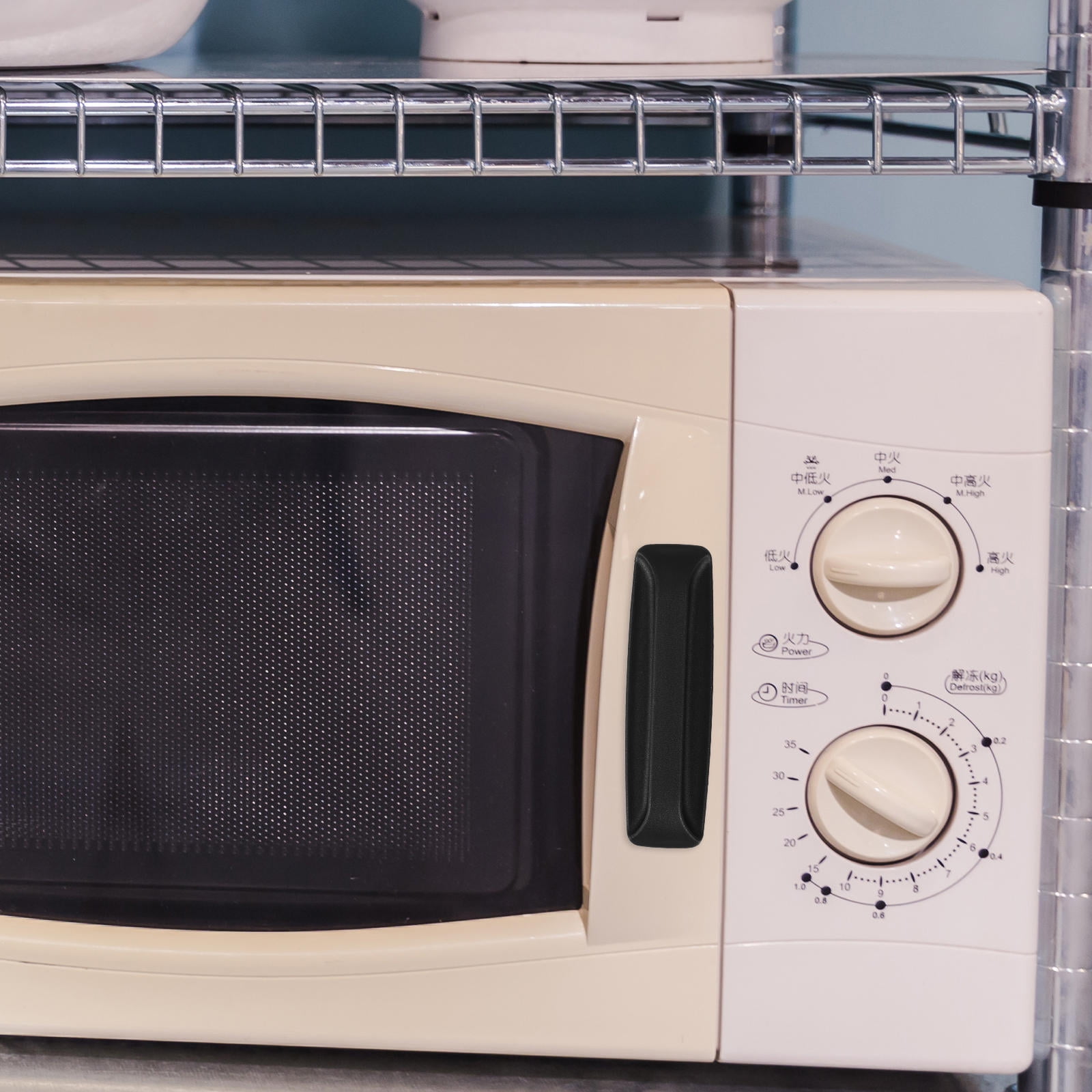 Raindrops 2pcs Adhesive Cabinet Handles Pulls Plastic Instant Self ...