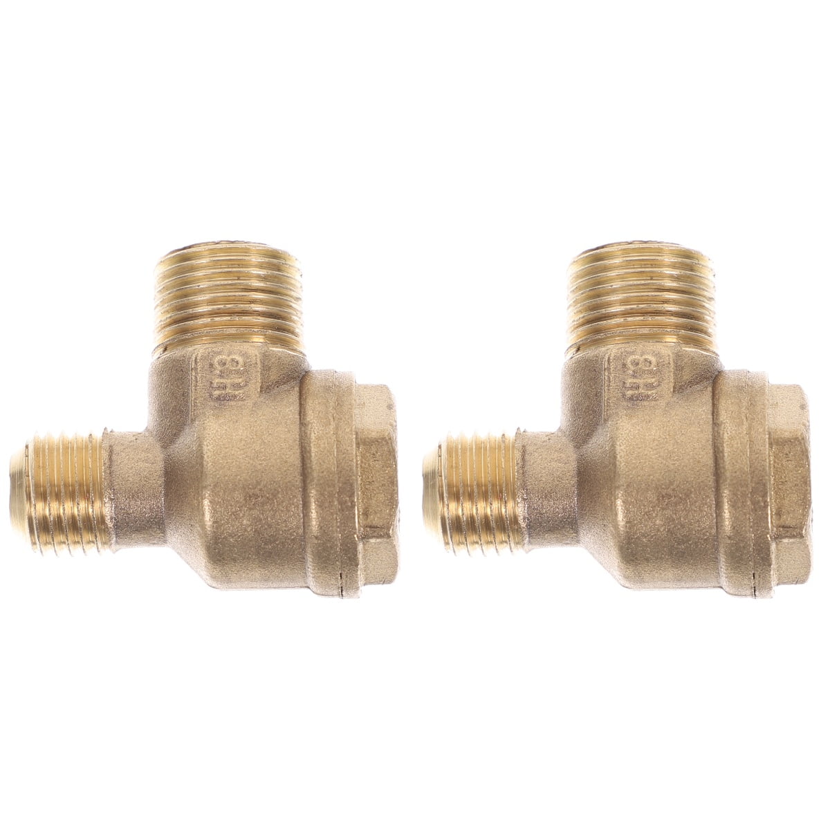 Raindrops 2pcs Air Compressor Check Valves Brass 2-port Check Valves ...