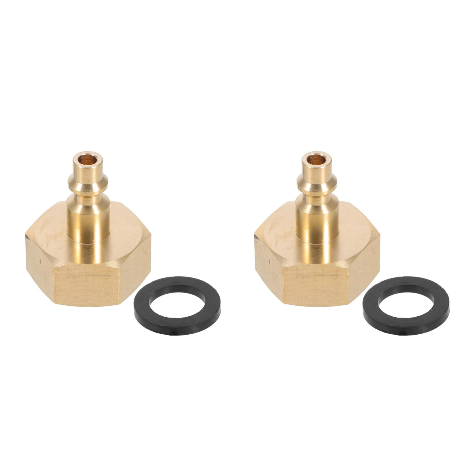 Raindrops 2pcs Air Compressor Quick Connect Plug To 3/4 Garden Hose ...