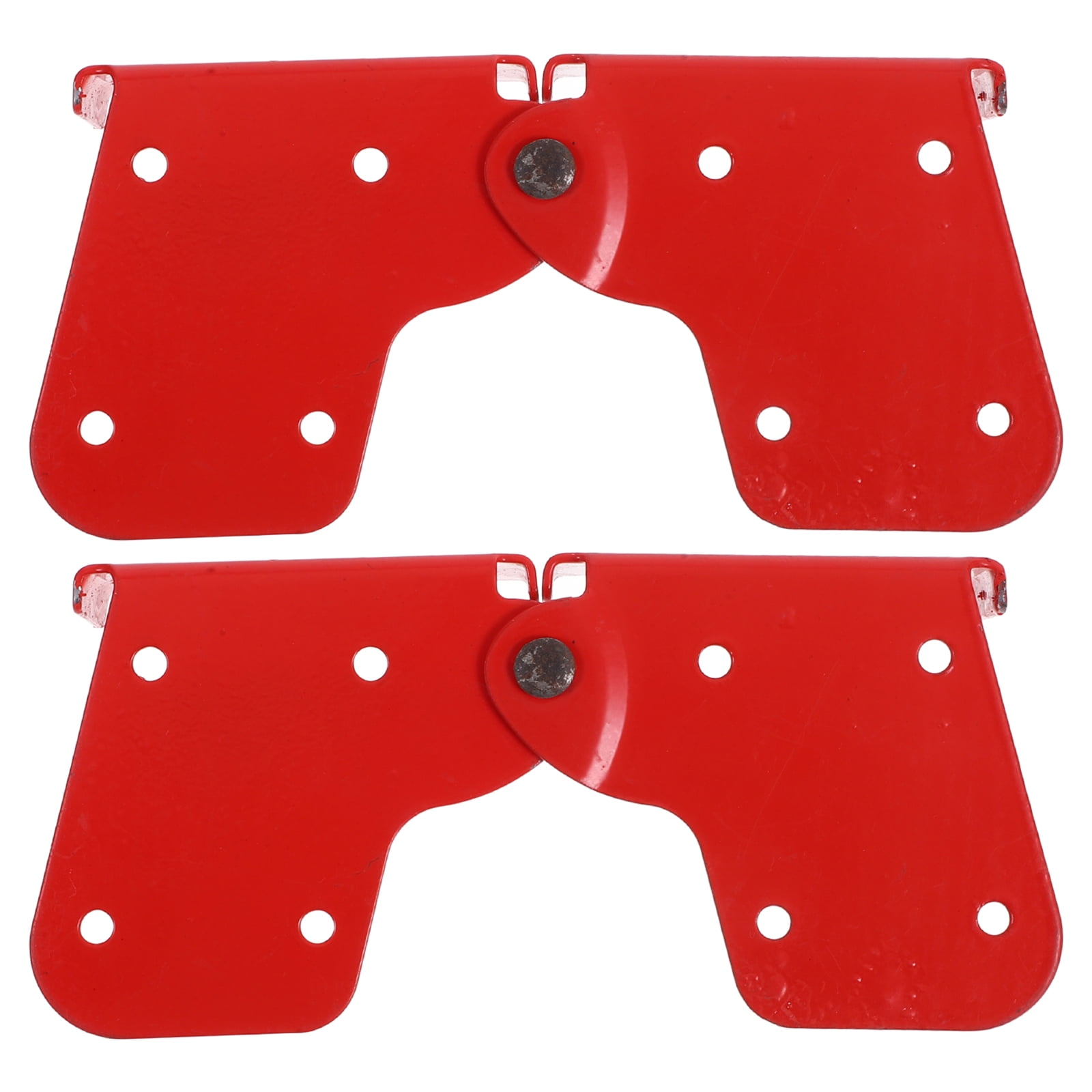 HONMEET Attic Ladder Hinges Replacement Aluminium Alloy 2Pcs Red ...
