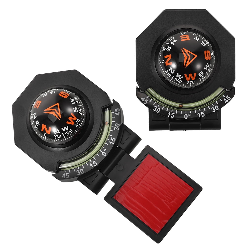 Raindrops 2pcs Auto Compass with Inclinometer Surface Marine Dash Mount ...
