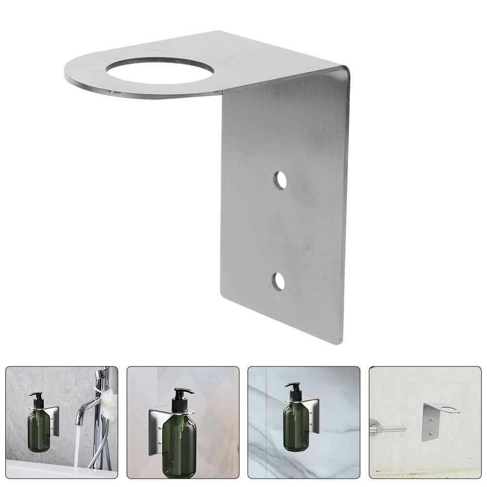 Raindrops 2pcs Bathroom Soap Dispenser Wall Mounted Bracket Stainless ...