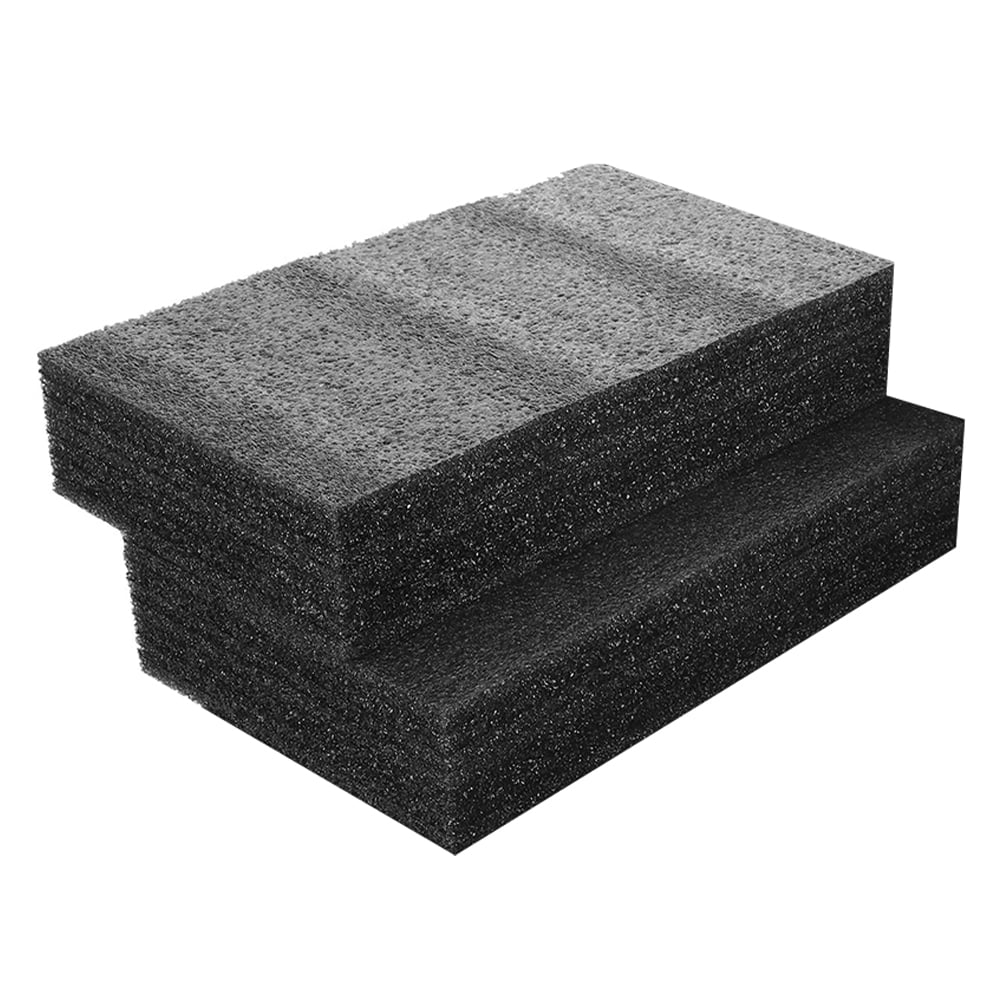 Raindrops 2pcs Black Polyurethene Foam Sheets Cuttable Packing Foam ...