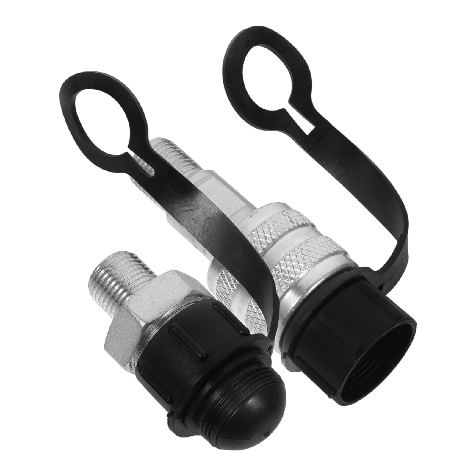 Raindrops 2pcs Carbon Steel Hydraulic Quick Coupler Thread High ...