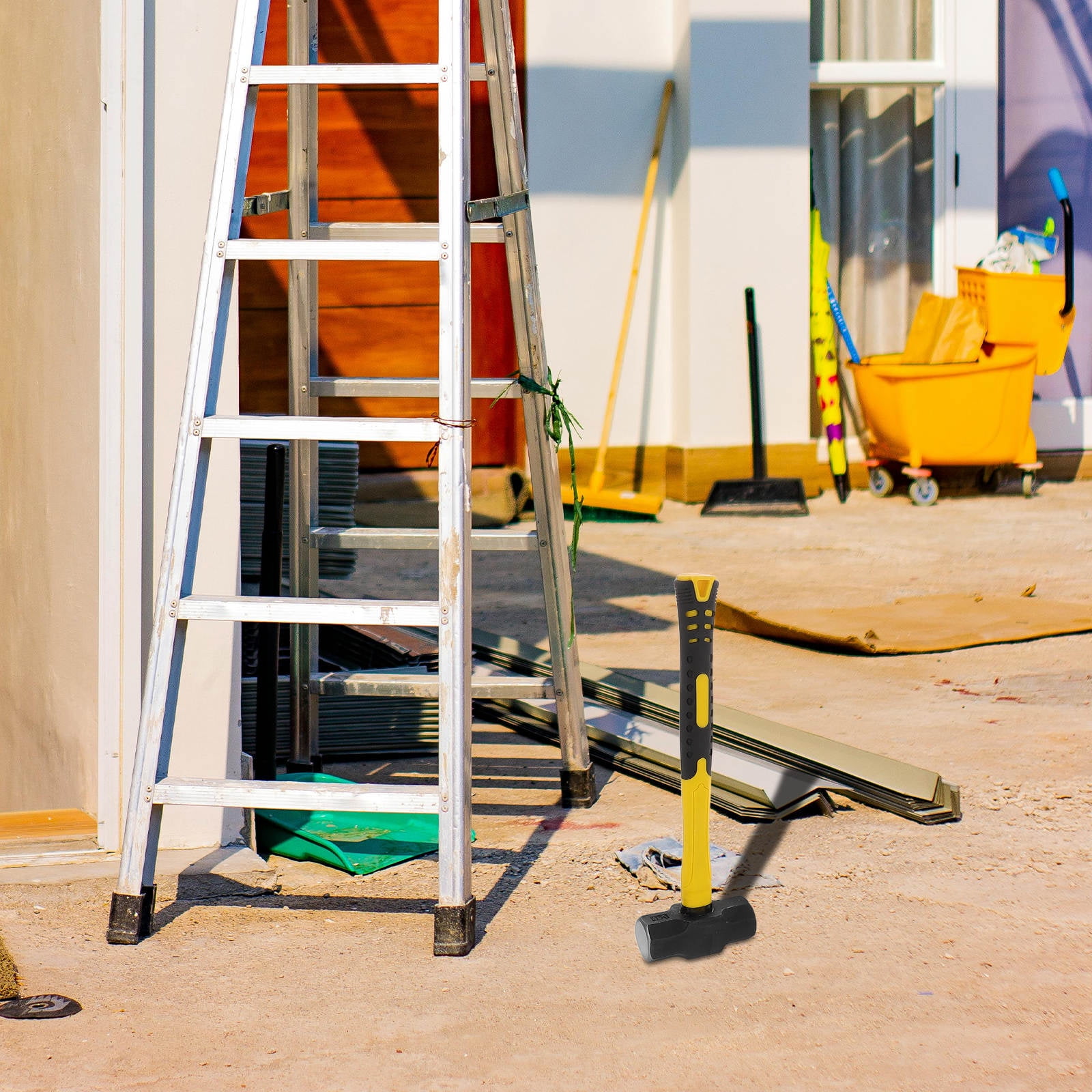 Raindrops 2pcs Carbon Steel Octagonal Hammer Heavy-Duty Wall Demolition ...