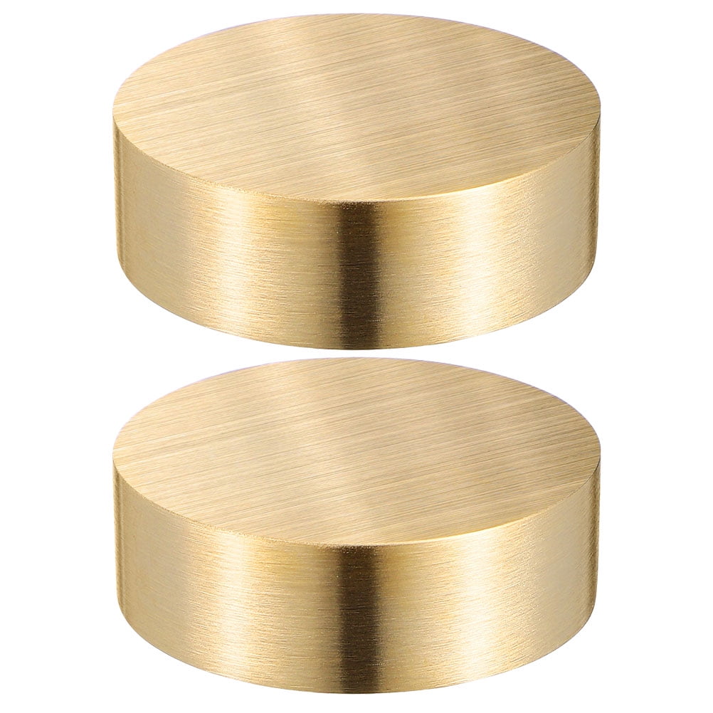 Raindrops 2pcs Chinese Calligraphy Paperweight Brass Round Block ...