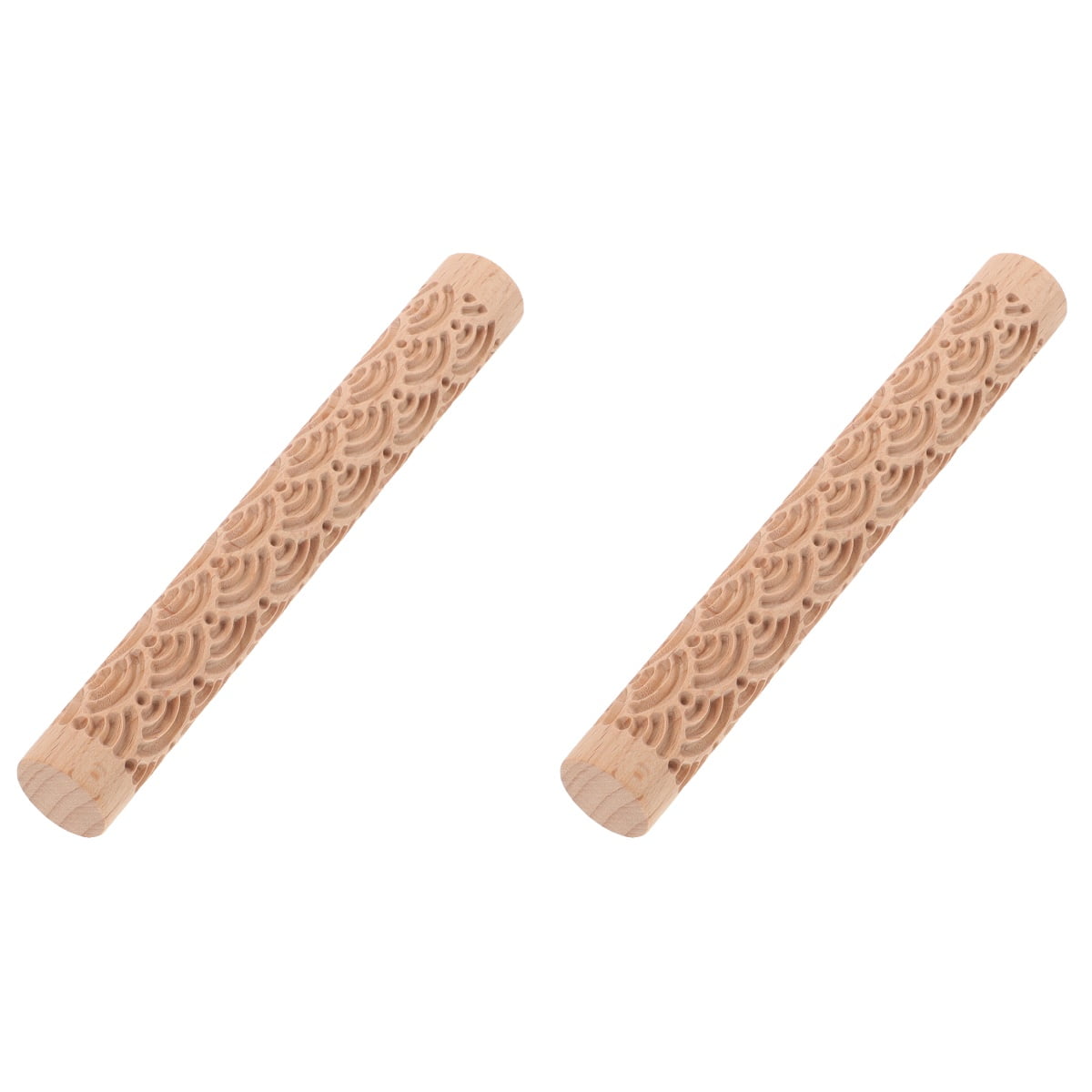 Raindrops 2pcs Clay Texture Roller Clay Embossing Roller Pottery ...