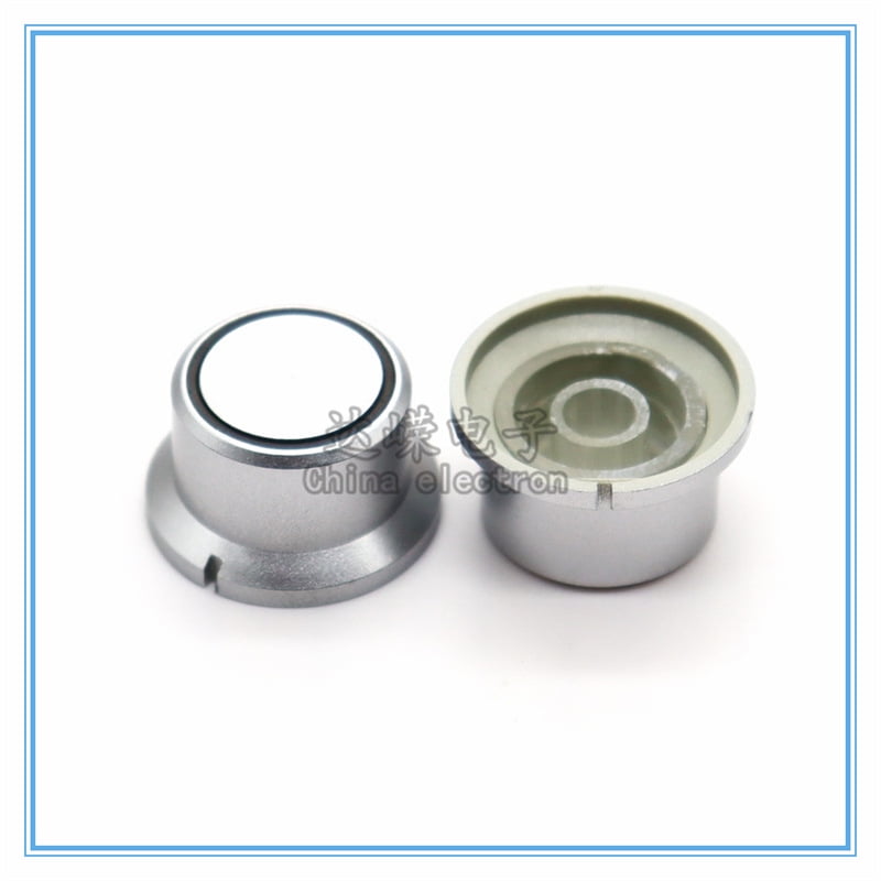 Raindrops 2pcs Clear Plastic Rotary Knobs Potentiometer Knobs for 6mm Shaft Speed Control for ...