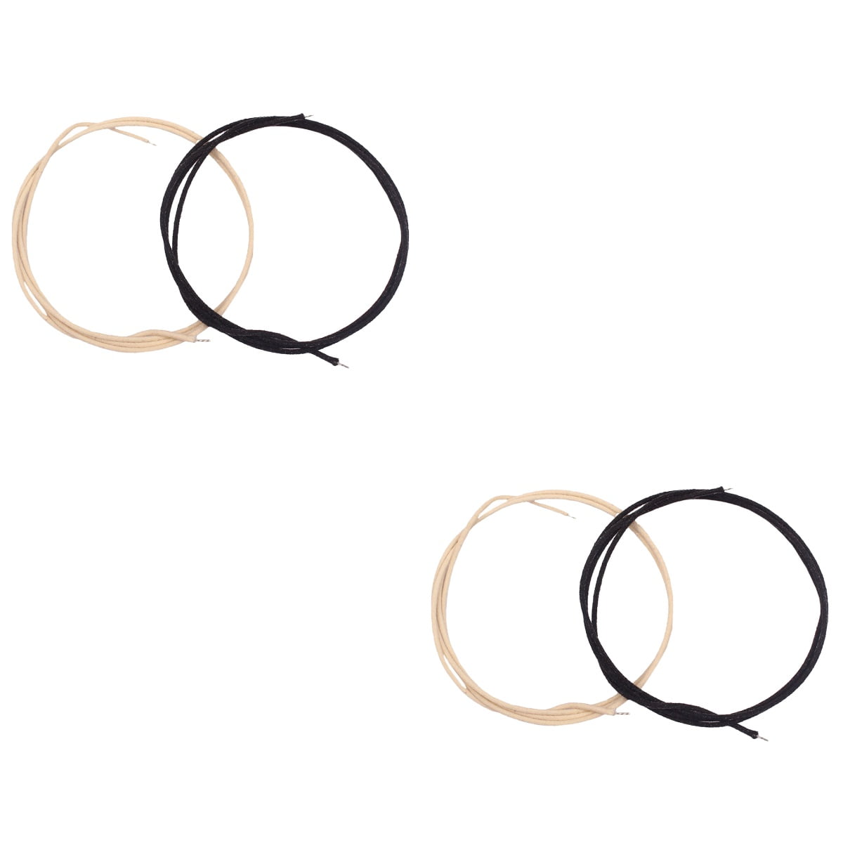 Raindrops 2pcs Cloth-covered Pre-tinned 3.2 Feet Pushback 22 AWG ...