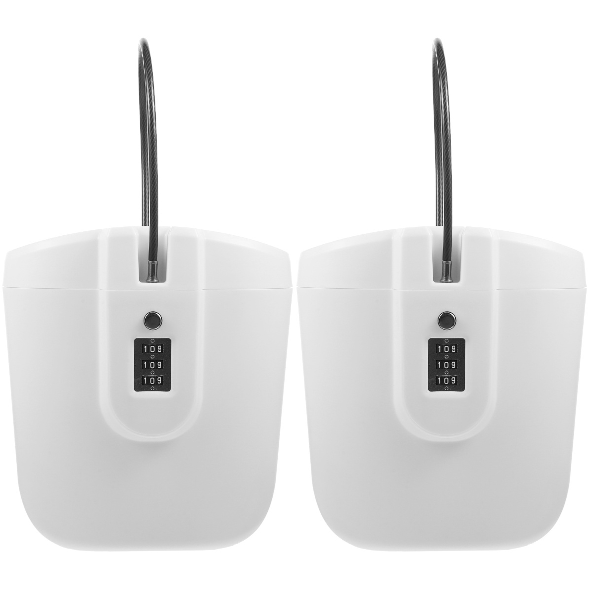 Raindrops 2pcs College Dorm Safe Box Combination Lock Box Safe Box for ...