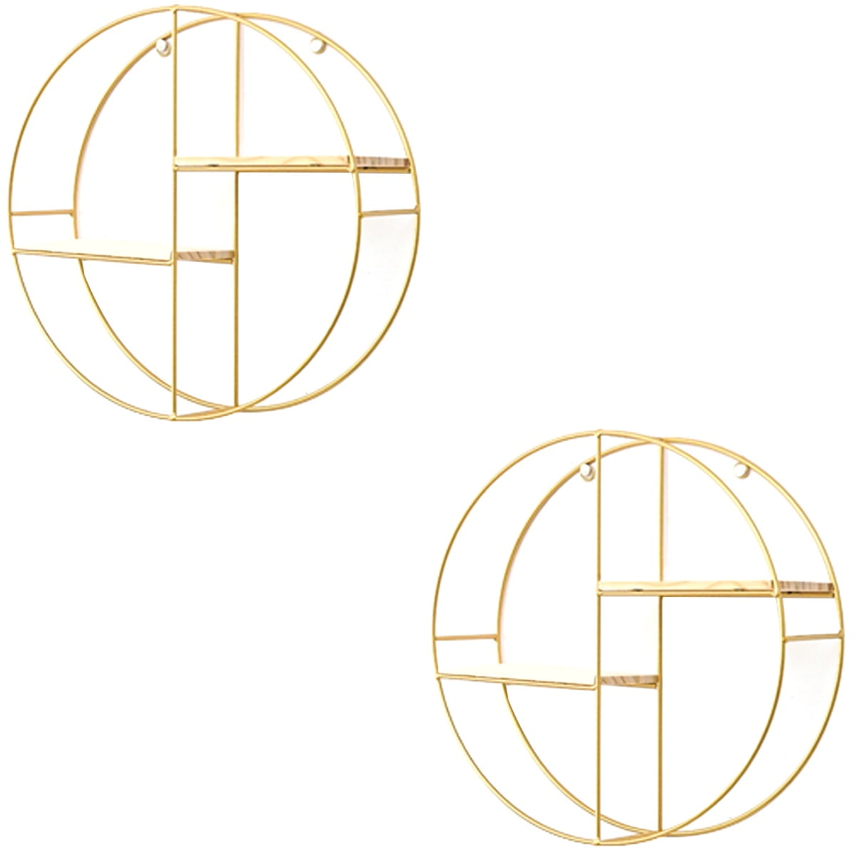 Raindrops 2pcs Creative Nordic Style Round Shape Storage Rack Wrought ...