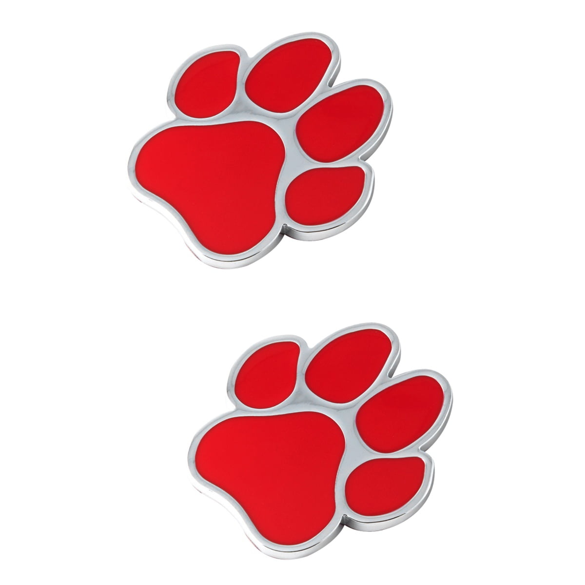 Raindrops 2pcs Creative Paw Footprint Car Decal Lovely Paw Footprint ...