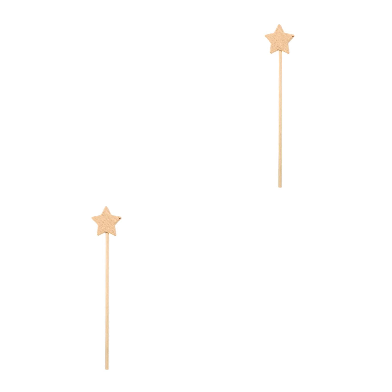 Raindrops 2pcs DIY Wooden Wand Unfinished Fairy Stick Graffiti Wand ...