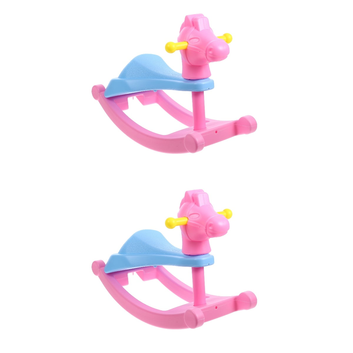 Raindrops 2pcs Doll Rocking-horse Toy Doll Miniature Rocking-horse ...