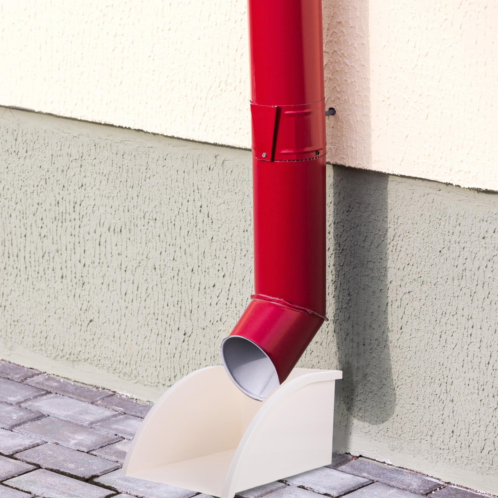 Raindrops 2pcs Downspout Splash Block Rain Gutter Splash Block Gutter ...