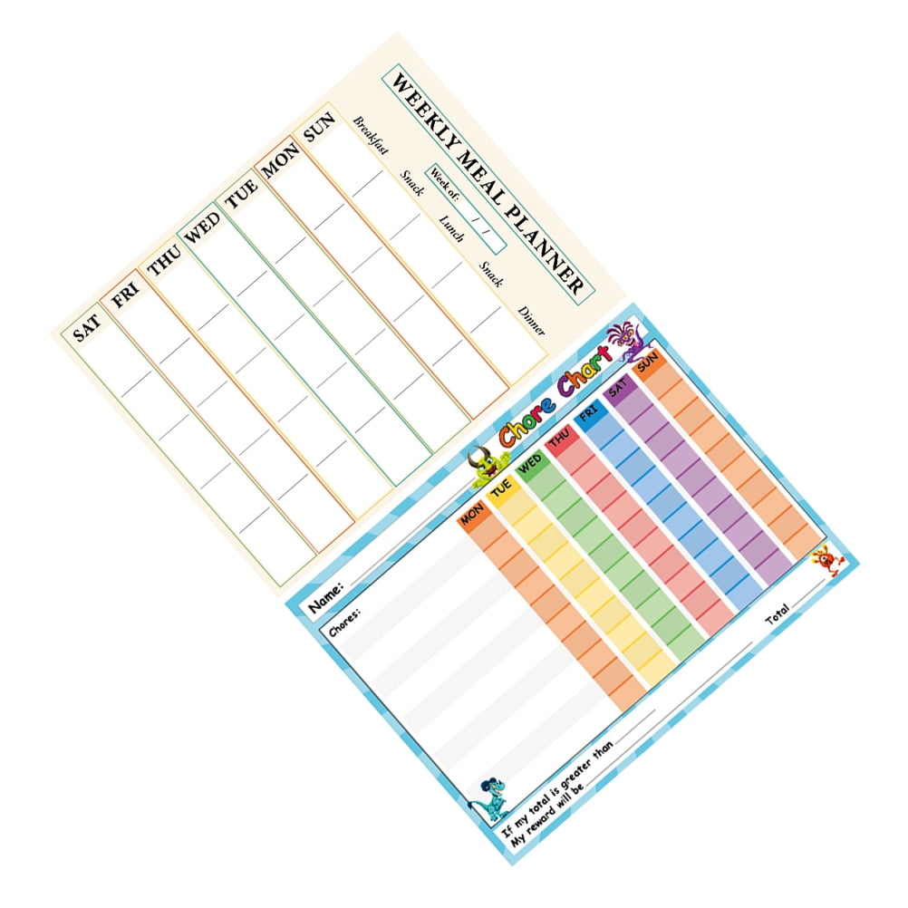 Raindrops 2pcs Dry Erase Behavior Charts Whiteboard Chart Kids Reward ...