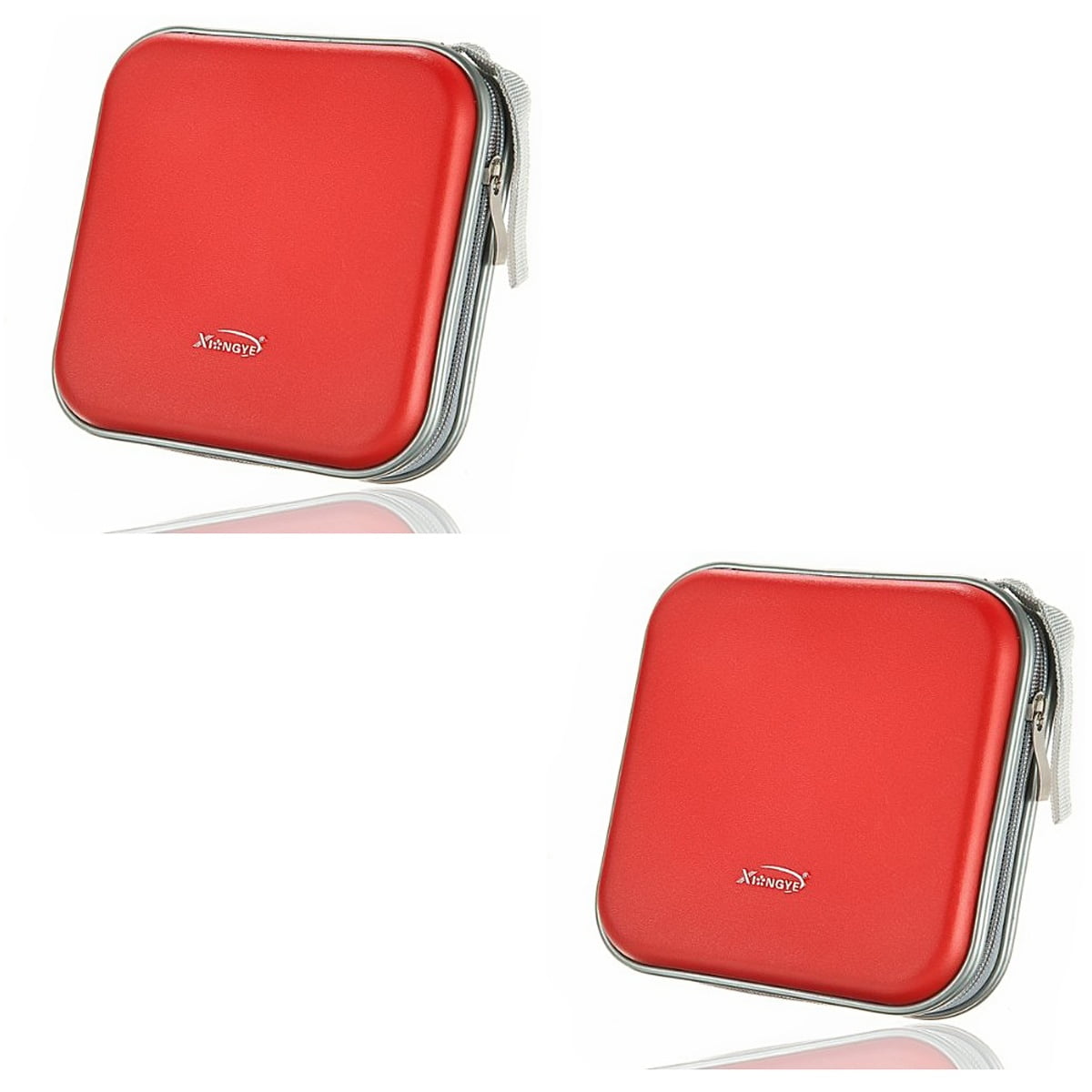 Raindrops 2pcs E40 Portable Plastic 40 Disc CD DVD VCD Wallet Storage ...