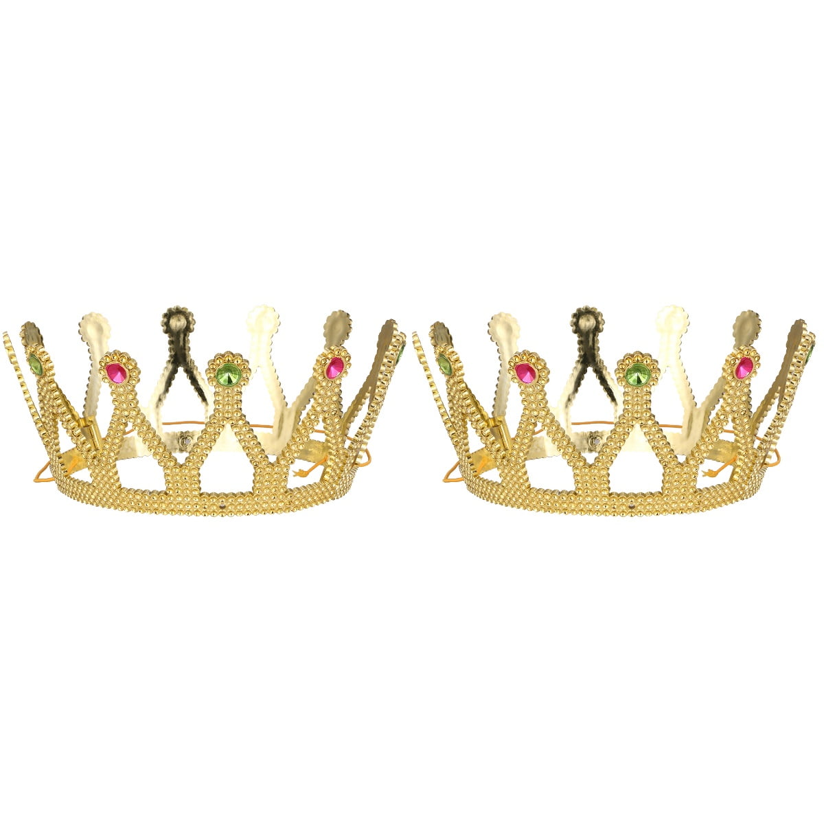 Raindrops 2pcs Halloween Party Queen Crown Plastic King Crown Antique ...