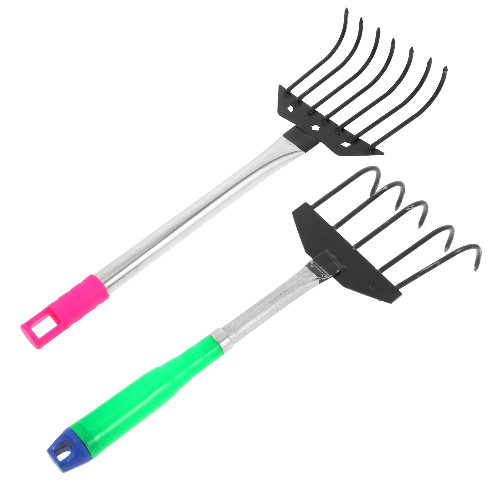 Raindrops 2pcs Hand Rakes For Gardening Hand Rake With 5 Teeth And 7 ...
