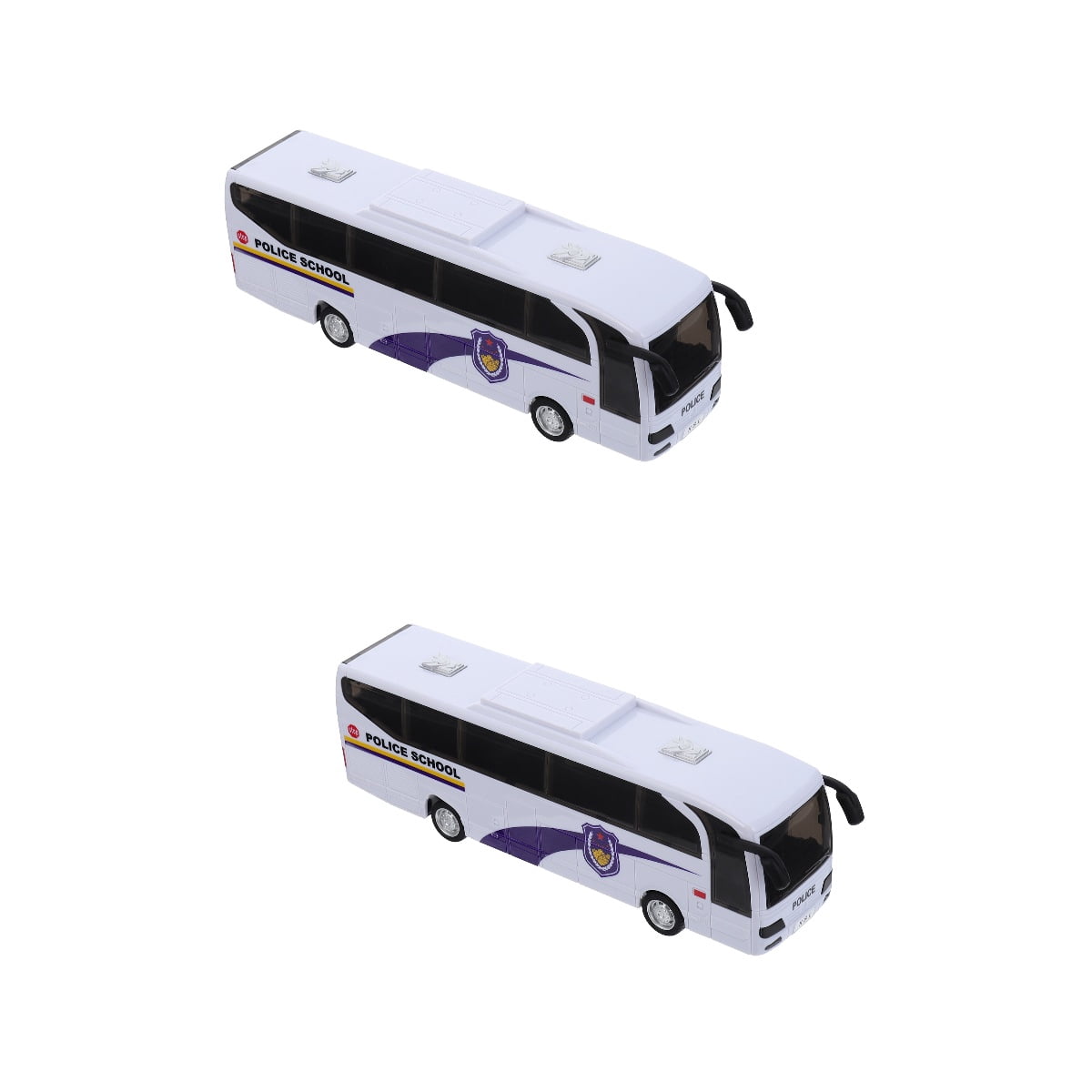 Raindrops 2pcs Inertia Bus Toy Baby Educational Playing Toy School Bus ...