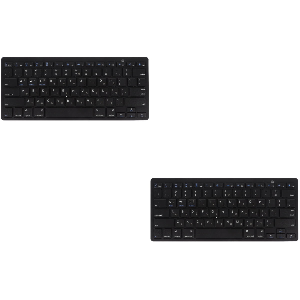 Raindrops 2pcs Keyboard Wireless Hebrew Wireless Computer Keyboard ...