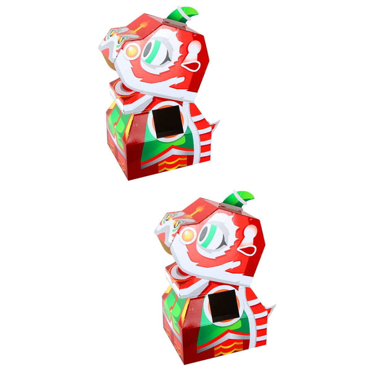 Raindrops 2pcs Kids Wearable Cardboard Dancing Lion Costume DIY ...