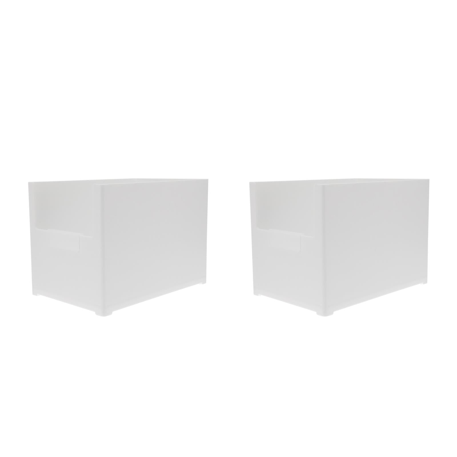 Raindrops 2pcs Kitchen Pantry Bins Kitchen Cabinet Organizer Stackable ...