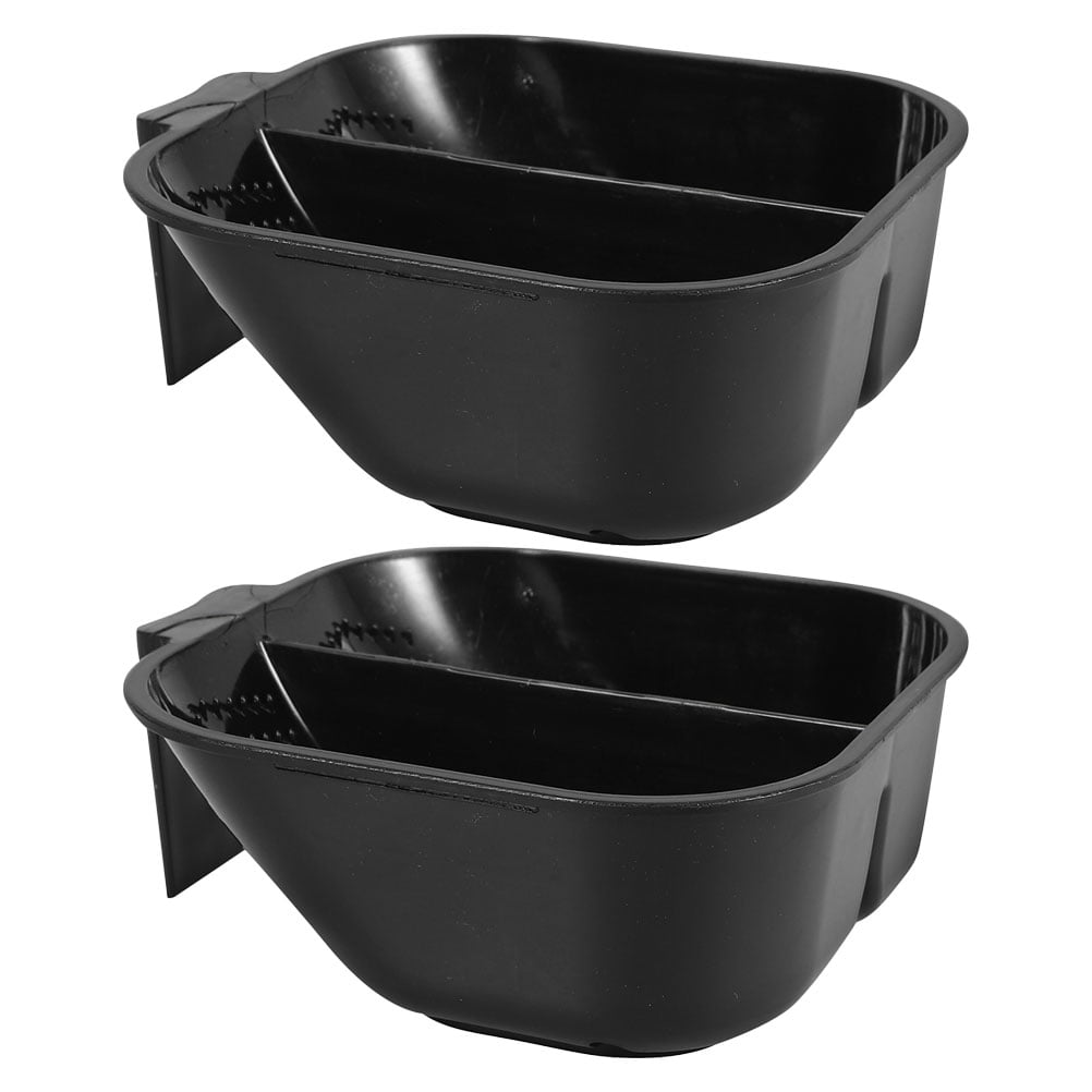 Raindrops 2pcs Large Black Hair Dye Bowls with Divider Hair Color ...