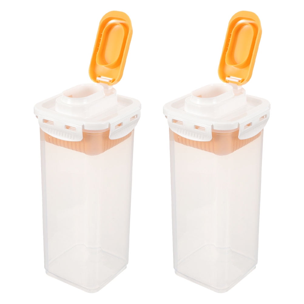 Raindrops 2pcs Laundry Powder Container With Lid Multi-Functional ...