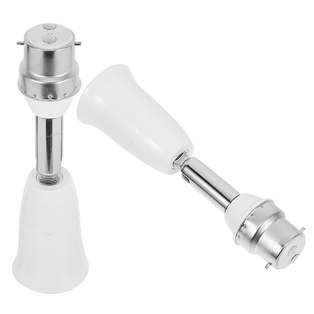 Raindrops 2pcs Light Socket Extender B22 to E27 Light Bulb Extension ...