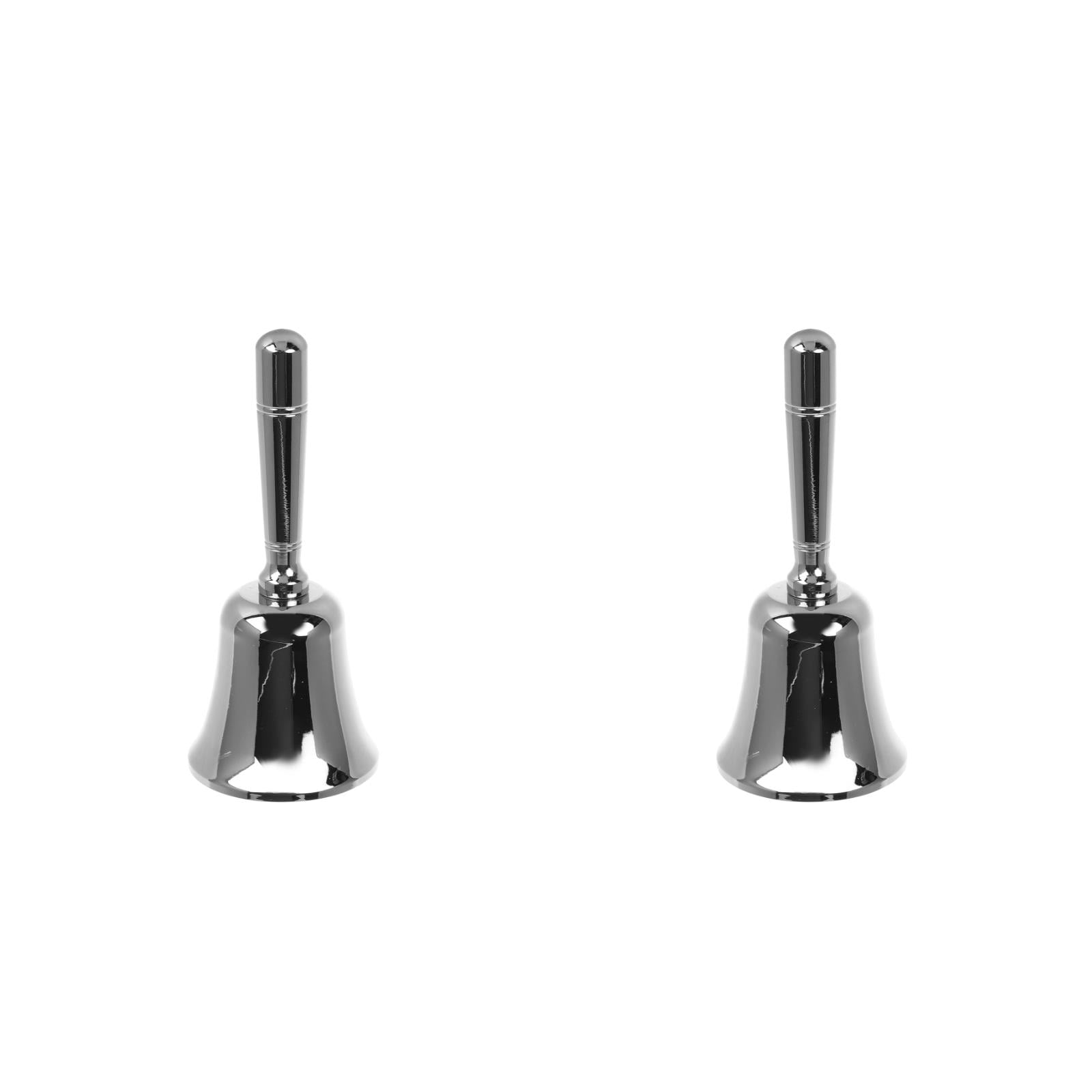 Raindrops 2pcs Manual Ringing Bell with Handle Copper Hand Bell Call ...