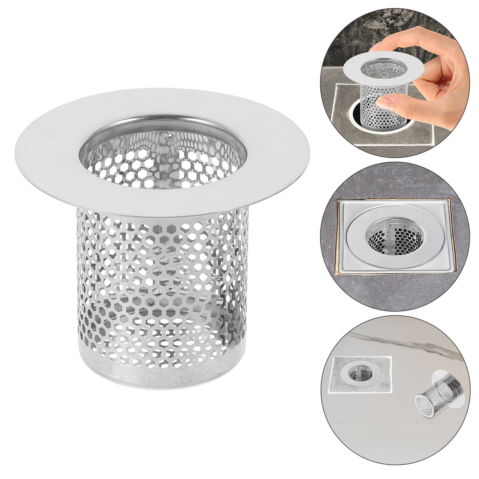 Raindrops 2pcs Metal Drain Filter Mesh Sewer Strainer Net Floor Drain ...
