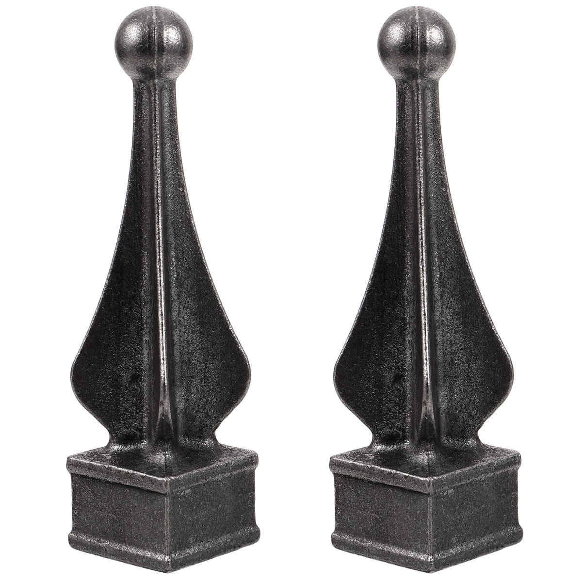 Raindrops 2pcs Metal Fence Finial Decorative Fence Finial Courtyard ...