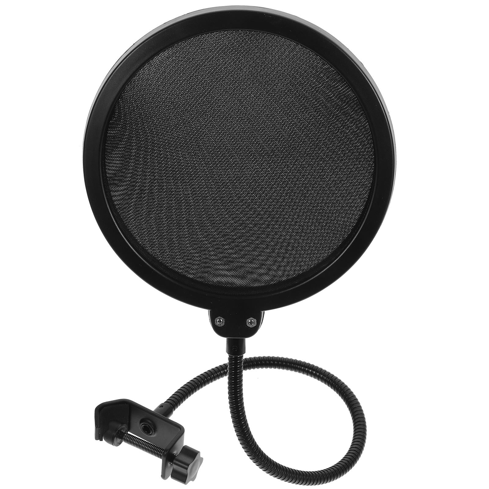 Raindrops 2pcs Mic Filter Mic Dual Layered Wind Screen With A Flexible ...