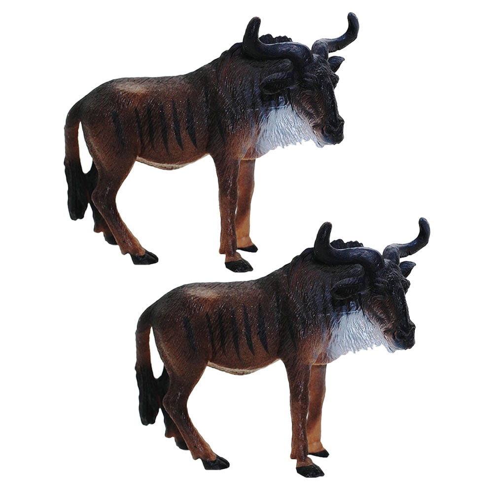 Raindrops 2pcs Mini Plastic Figurine Set Realistic African Animal ...
