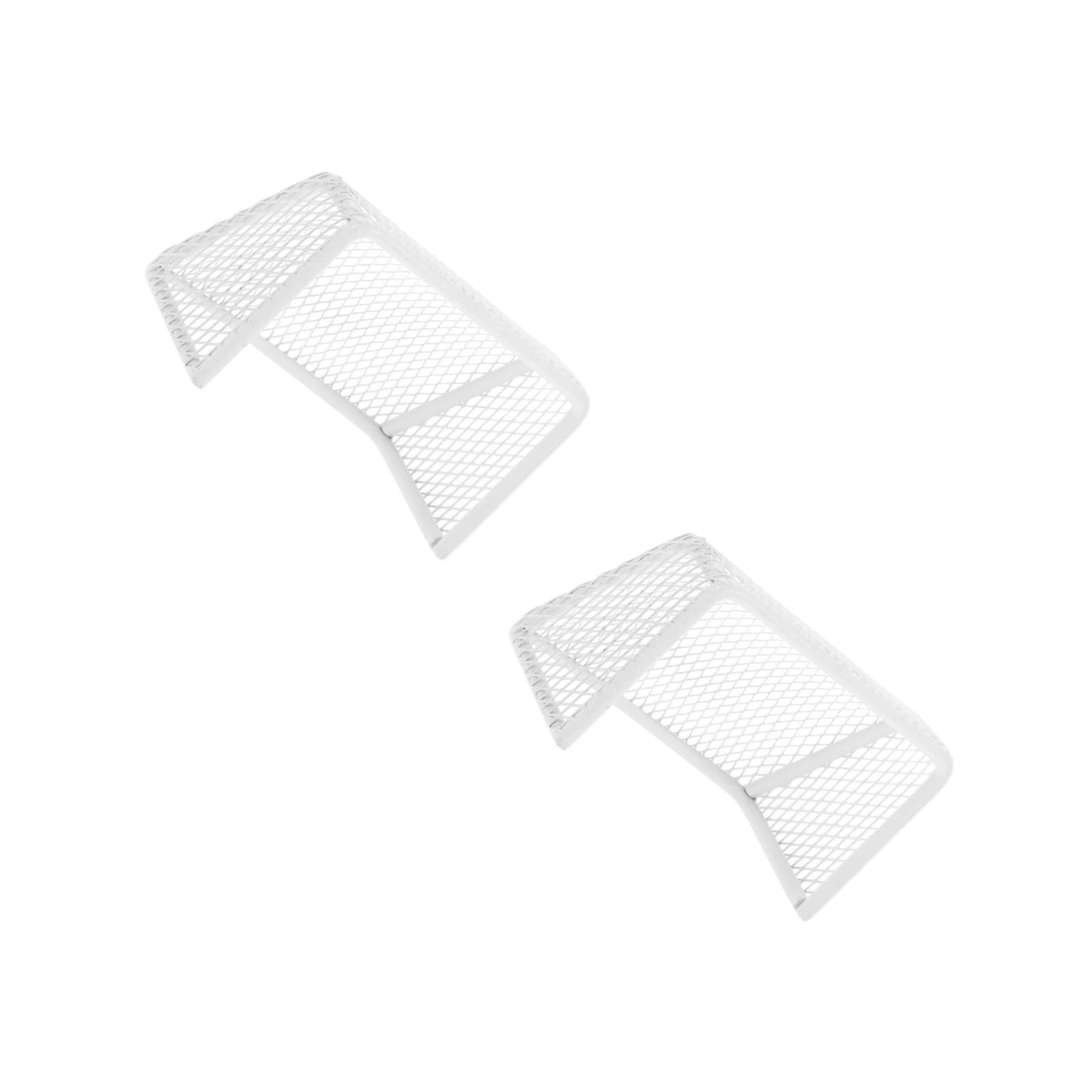 Raindrops 2pcs Mini Soccer Goal For Dollhouse Tiny Football Net Toy ...