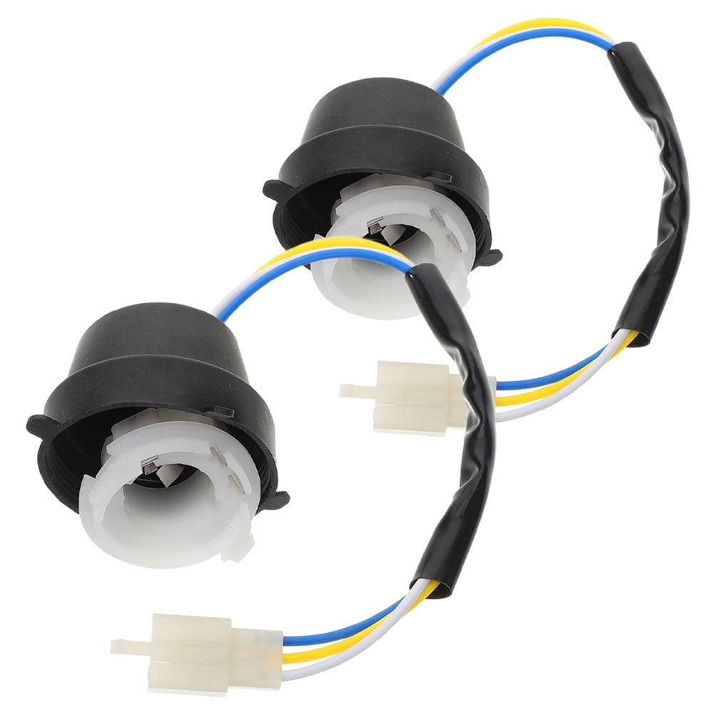 Raindrops 2pcs Motorcycle Pre-Wired Wiring Sockets Light Socket Lamp ...
