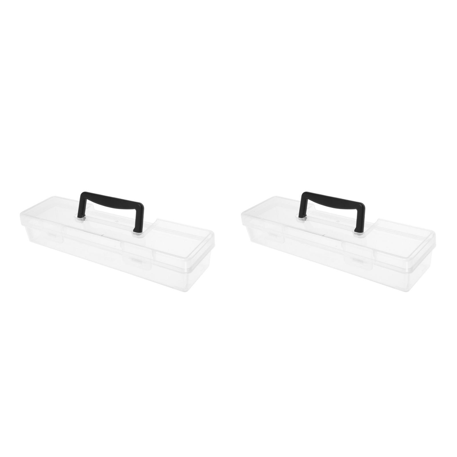 Raindrops 2pcs Multi Functional Tool Box Organizer Transparent Storage ...