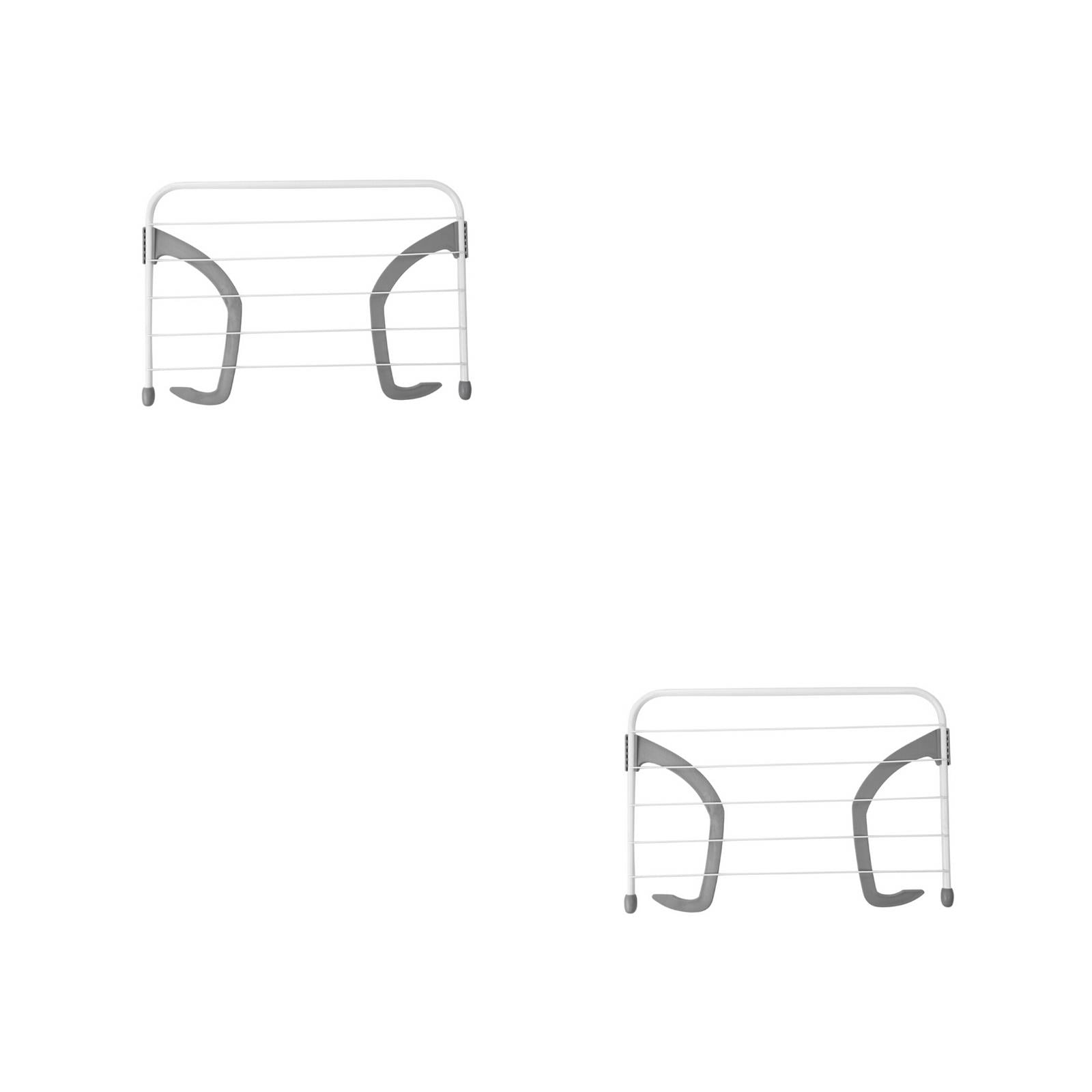 Raindrops 2pcs Multifunctional Balcony Folding Clothes Drying Rack ...