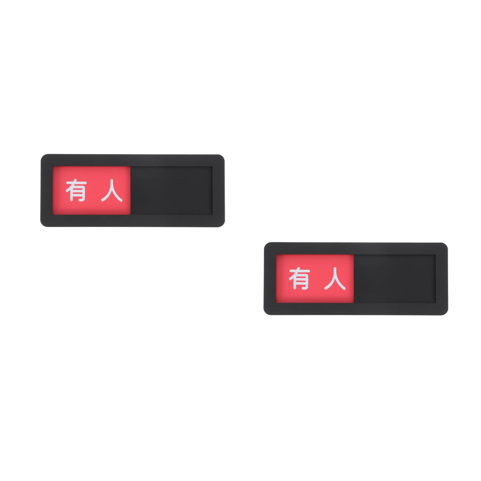 Raindrops 2pcs Occupied Vacant Door Sign Vacant Door Privacy Sign ...