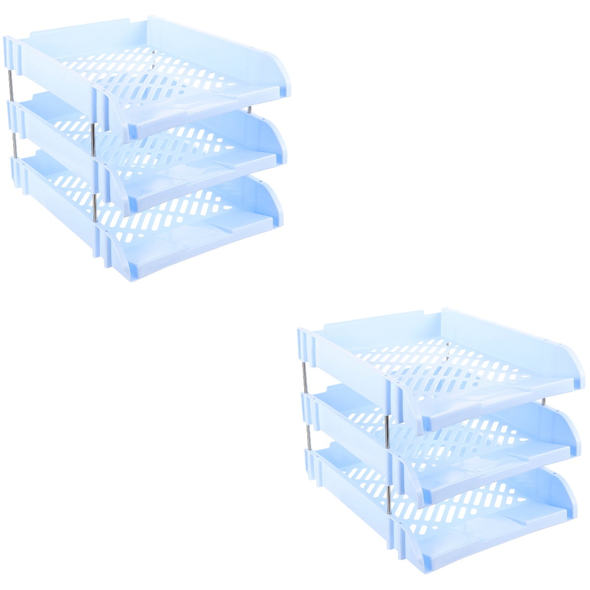 Raindrops 2pcs Office Desk Organizer 3-Tier File Rack File Organizer ...