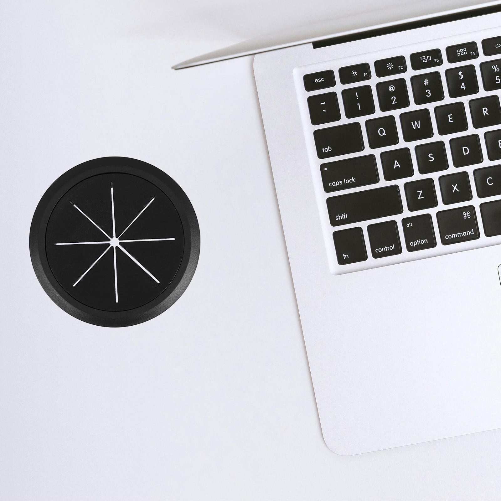 Raindrops 2pcs Office Desk Wire Grommets For Cable Management Black ...