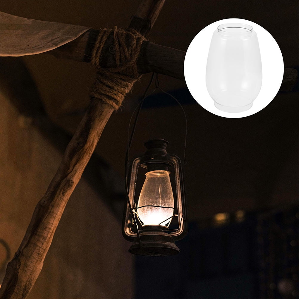 Raindrops 2pcs Oil Lamp Chimney Kerosene Lamp Shade Hurricane Lamp ...